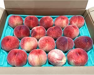 Amazon.co.jp: Domestic Peach, Late Peach and Peach, 18 Balls, 11.0 lbs ...