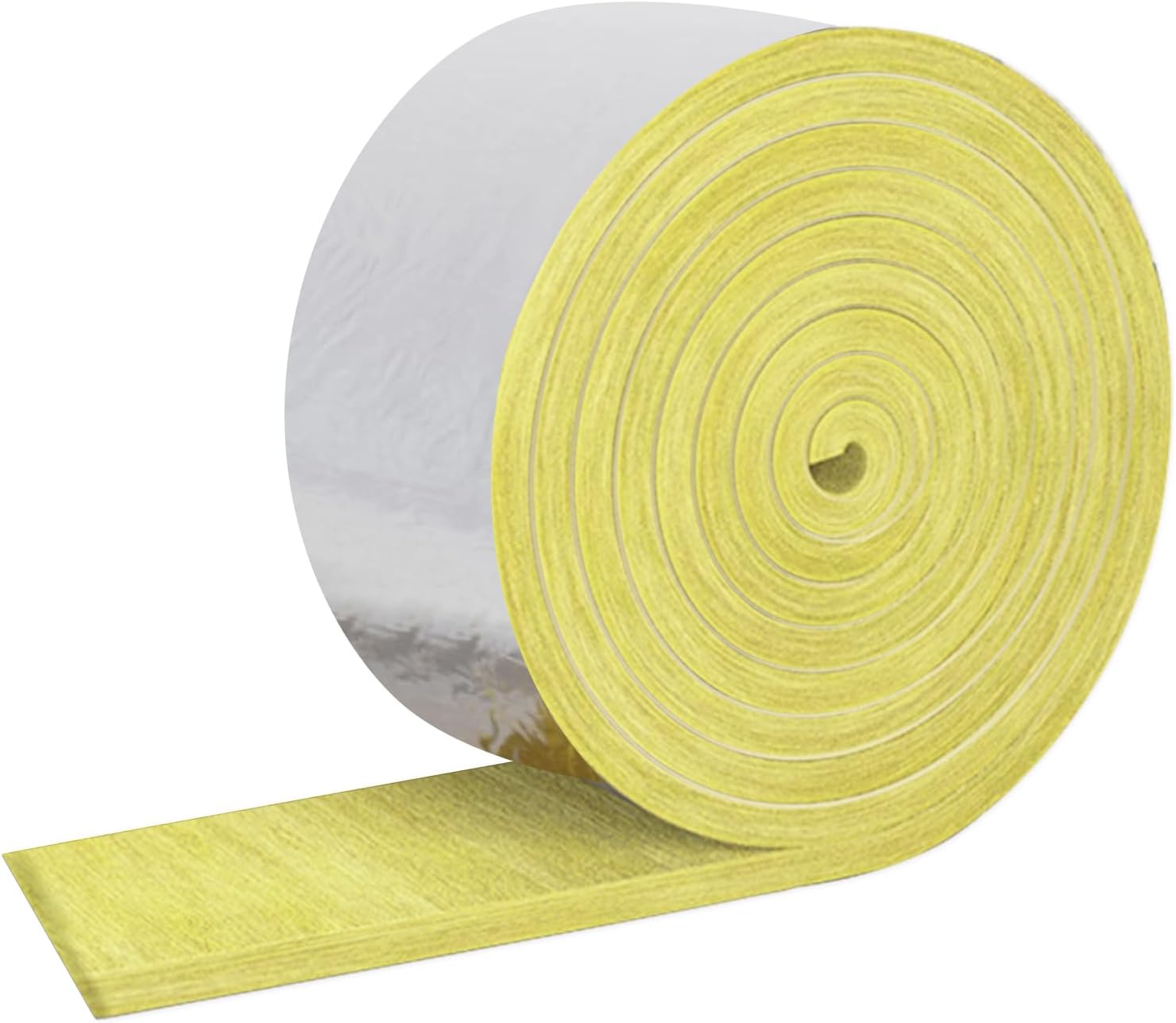 Fiberglass Pipe Insulation - 32.8ft 1in Thick Duct Wrap Insulation with ...