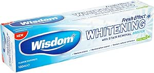 Wisdom Fresh Effect Whitening Toothpaste, 100 ml, Pack of 12 : Amazon ...