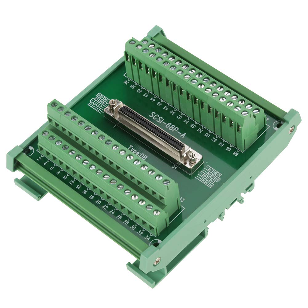 Relay Terminal Blocks Module, SCSI 68-pin D Type Capture Card Female ...