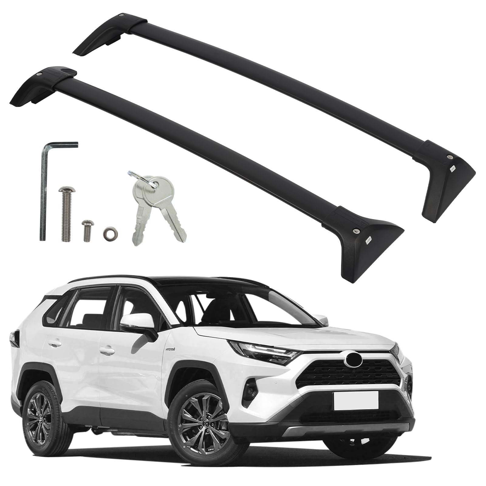 Amazon.com: JUST-V Roof Rack Cross Bars Replacement for 2019-2023 ...