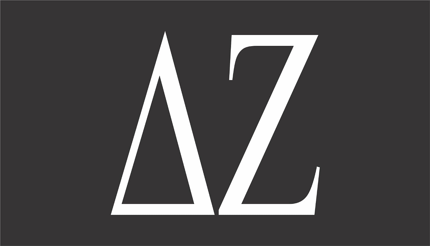Amazon.com: Delta Zeta College Sorority/fraternity 3" White Vinyl Decal ...