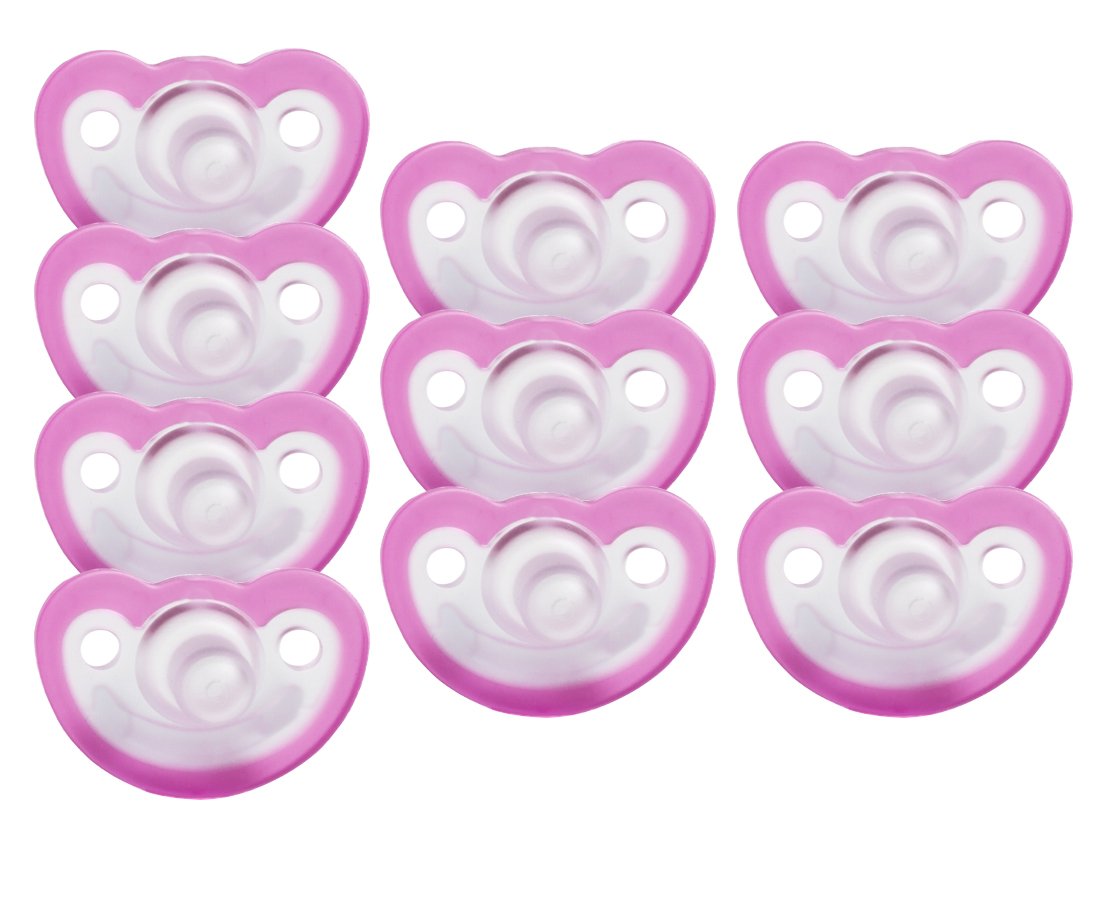 Amazon.com : JollyPop 0-3 Months Pacifier 10 Pack Unscented - Pink ...