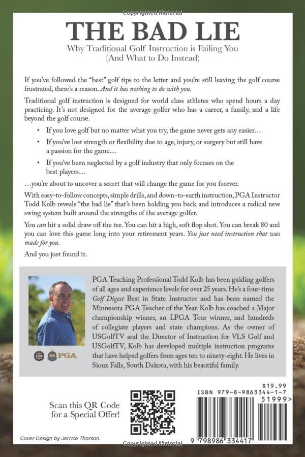 Snapklik.com : The Bad Lie: Why Traditional Golf Instruction Is Failing You