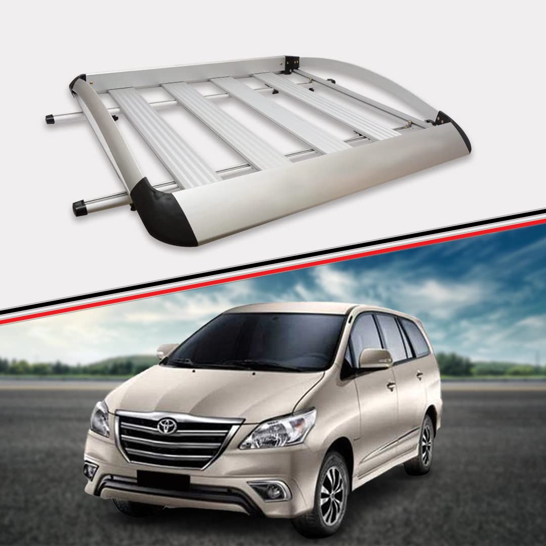 DriveStylish Aluminium Car Roof Luggage Carrier for Toyota Innova - DRS ...