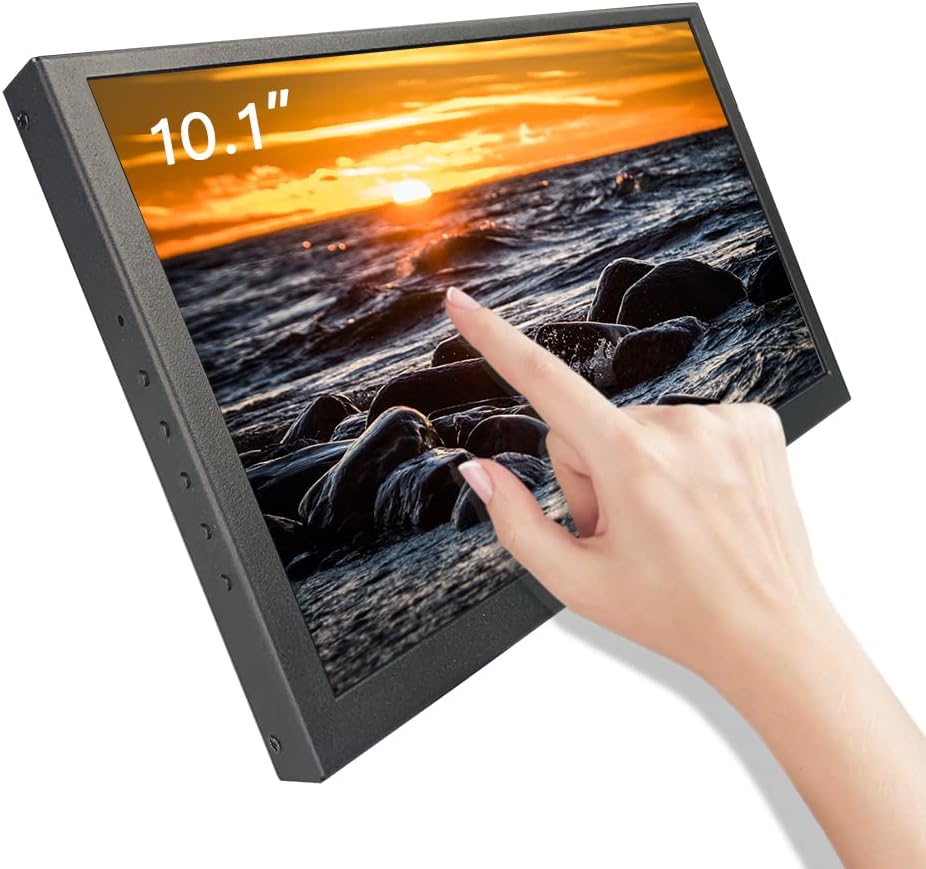 Portable Monitor 10.1 inch, Small Monitor for Laptop Second Screen ...