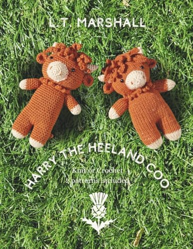 Knit or Crochet Your Own Highland Cow – Harry the Heeland Coo – Printed ...