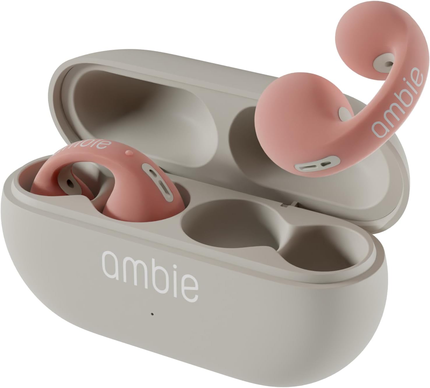 Amazon.com: ambie Auriculares con sonido AM-TW02, auriculares inalámbricos de oreja abierta para ...