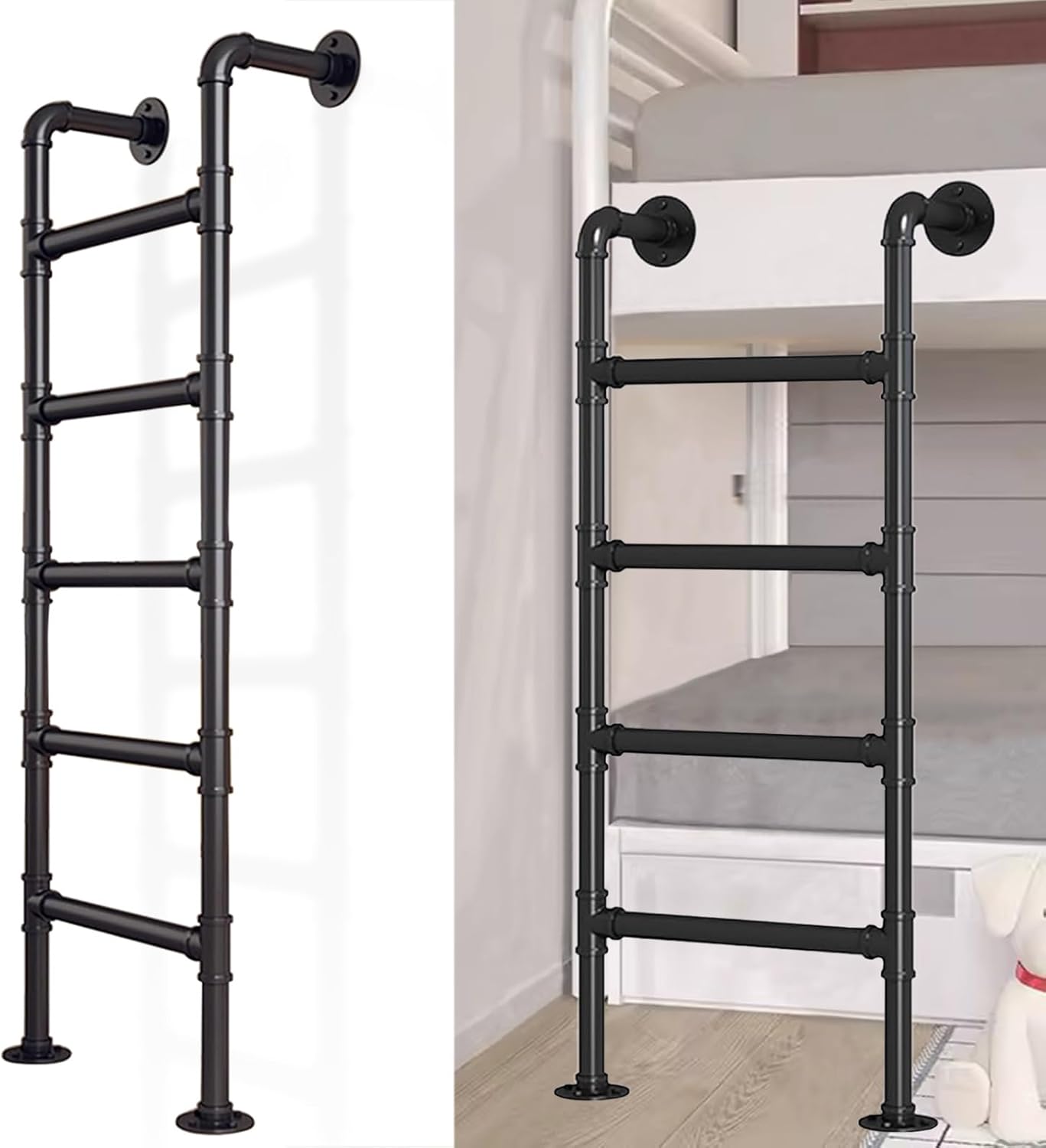 Basement Window Well Egress Ladder Fire Escape Ladder, Wall Mounted ...