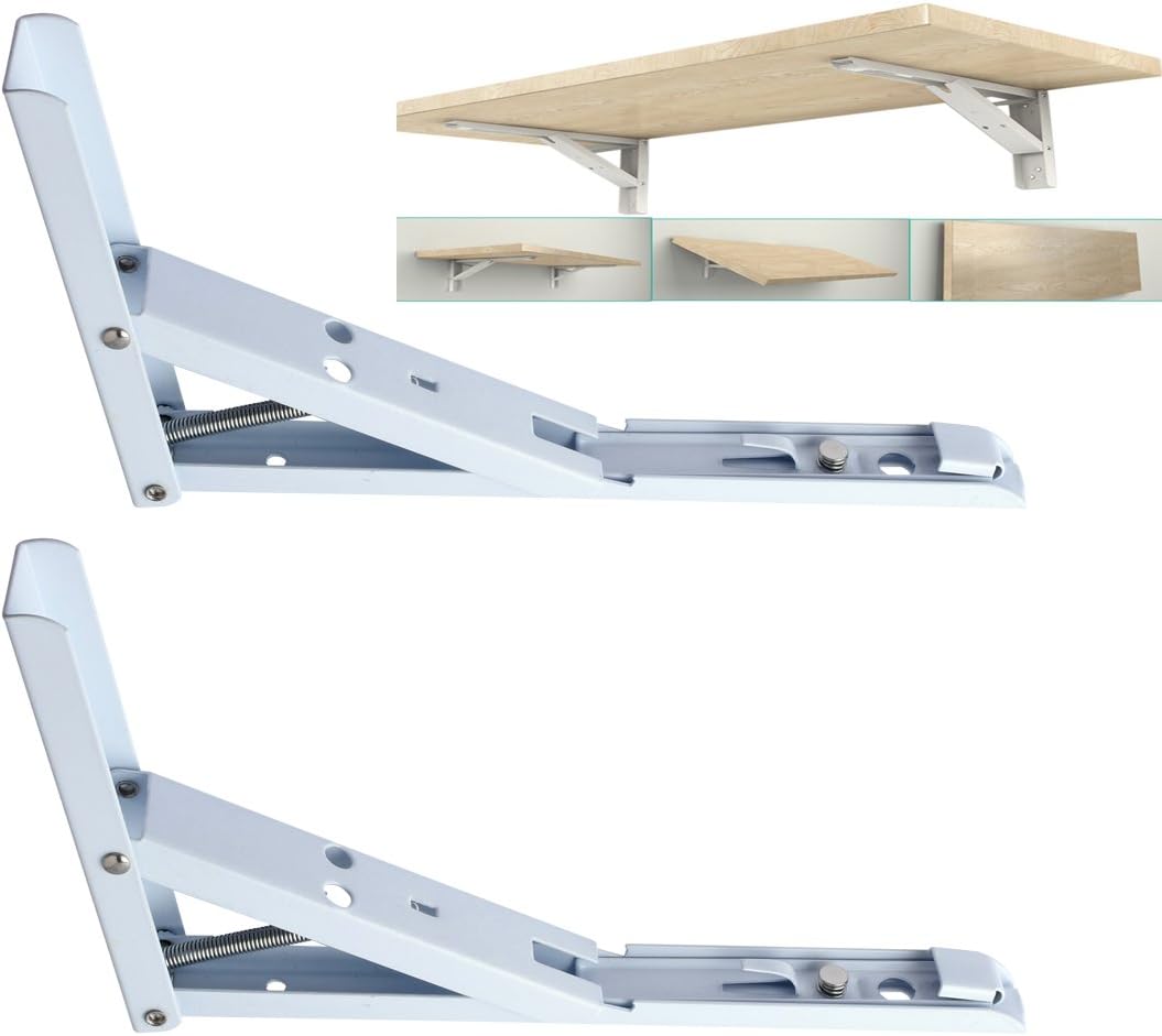 Firlar Folding Spring Loaded Supports Wall mount Support for Undermount ...