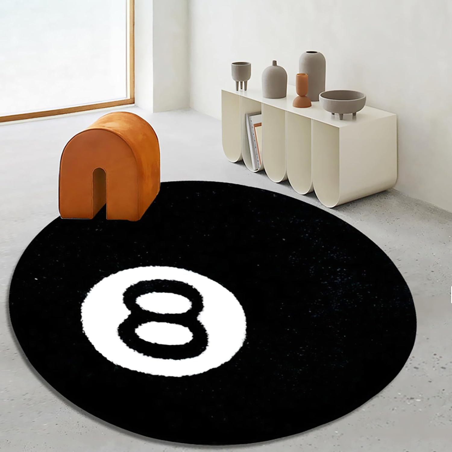 Amazon.com: LEVINIS Kids Rug, Cool 8 Ball Area Rugs 40 Inches Baby Play ...