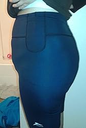 Delfin Spa Women's Mineral Infused High Waist Exercise Shorts - Petite ...