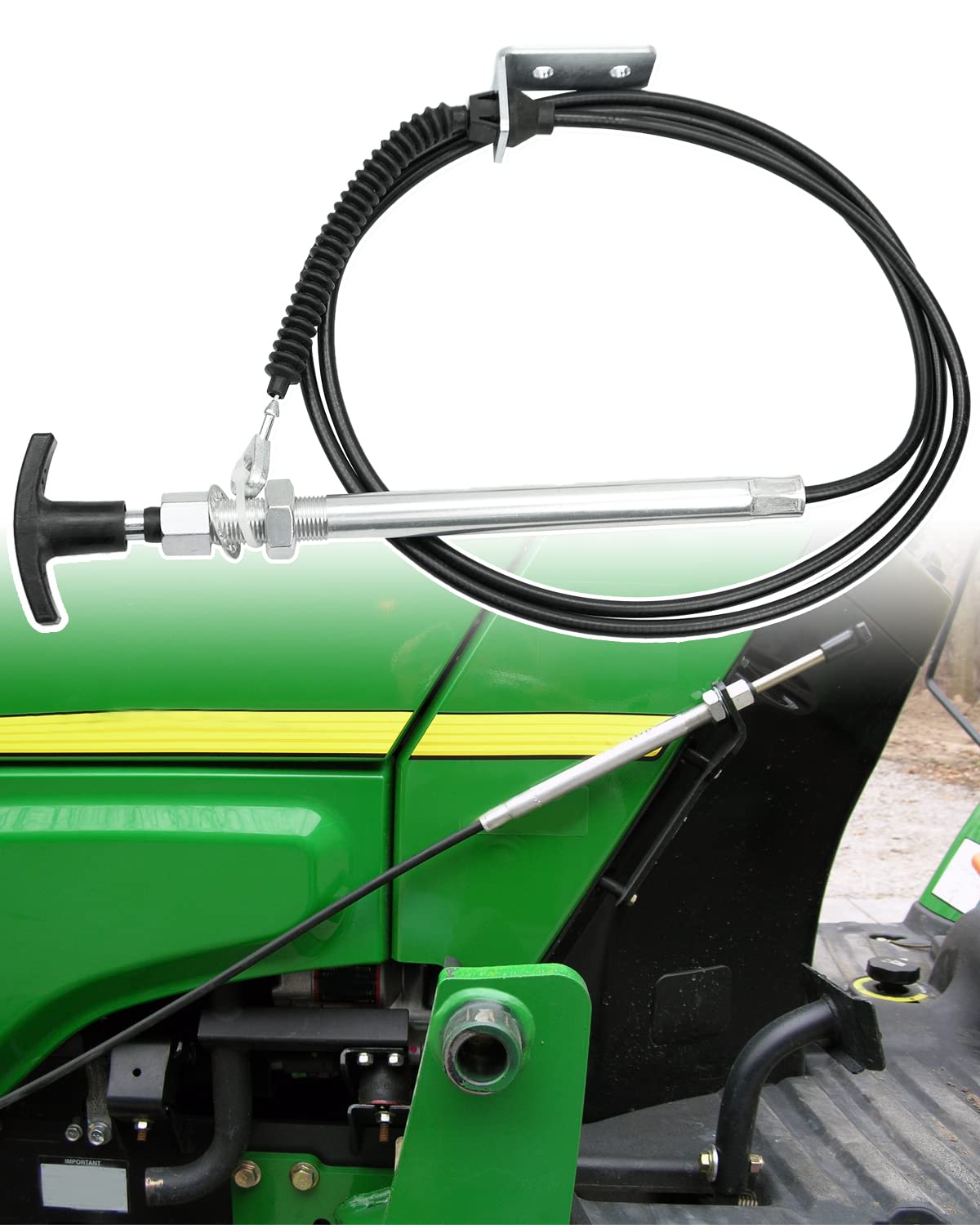 AM134404 Spout Control Input Cable Fit for John Deere, Chute Deflector ...