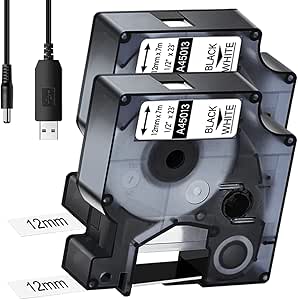 Acmerota A45013 Compatible for Dymo Label Tape Replacement for Dymo D1 ...