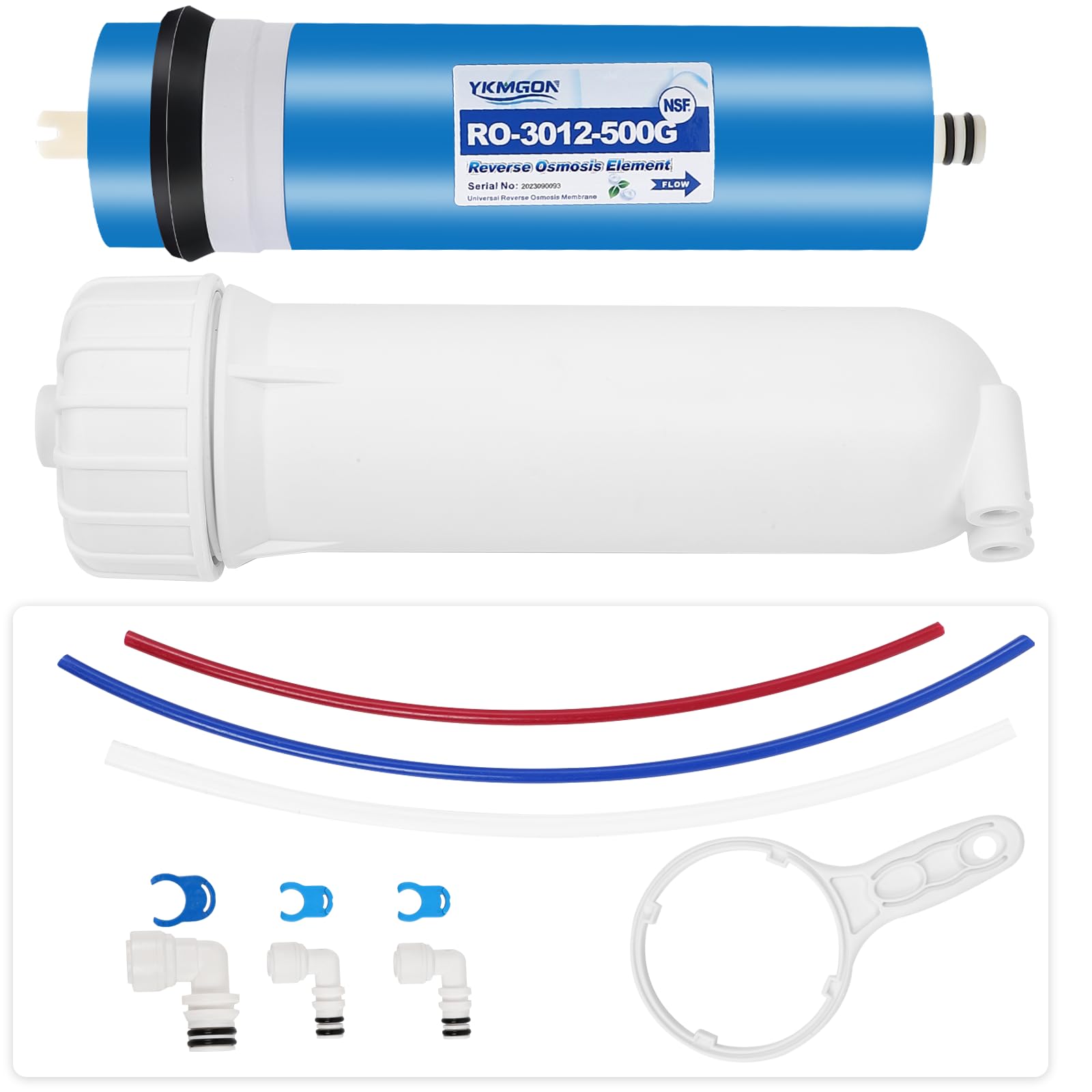 Amazon.com: YKMGON 500GPD Reverse Osmosis Membrane Kit with RO Membrane ...