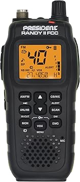 Amazon.com: President Randy II FCC - First FCC Approved AM/FM Handheld ...