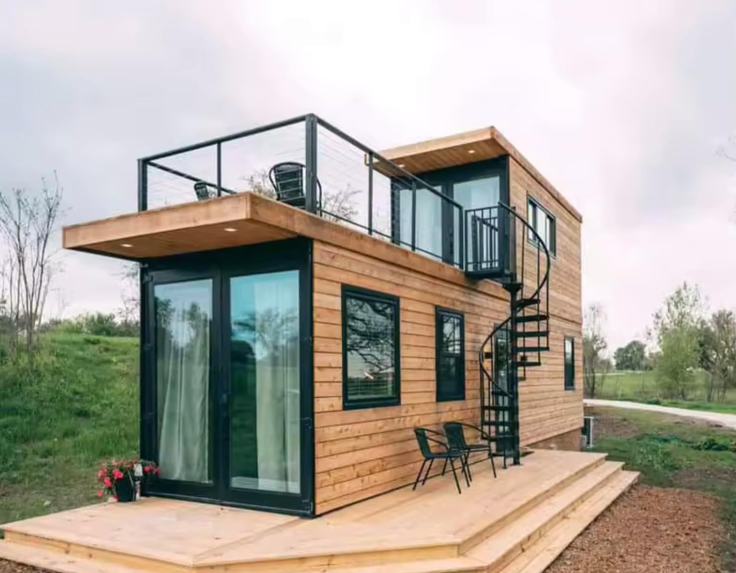 Amazon.com: Prefab Hiking House,20ft Container Home,Portable Mini Home ...
