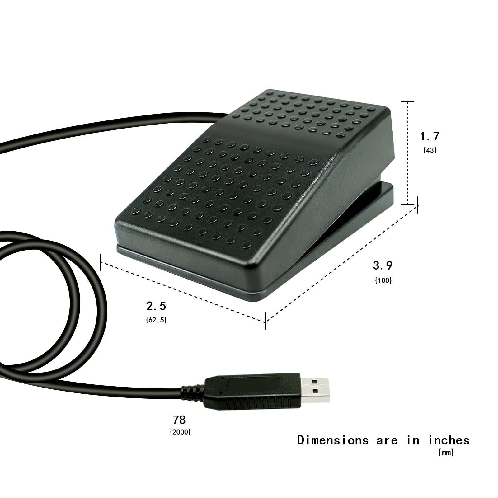 Snapklik.com : Foot Pedal Switch USB PC Program Hot Key Foot Control ...