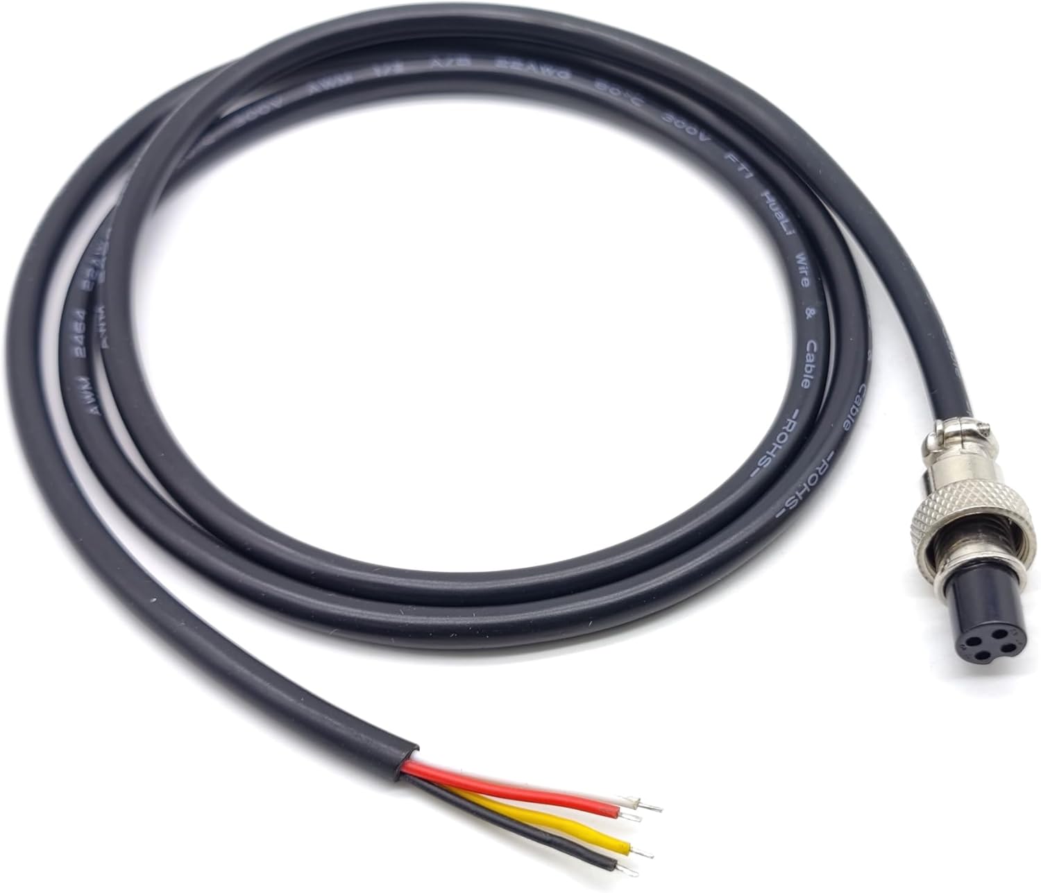 Amazon.com: Elecbee GX12 4 Pin Aviation Connector 12mm Female Head ...