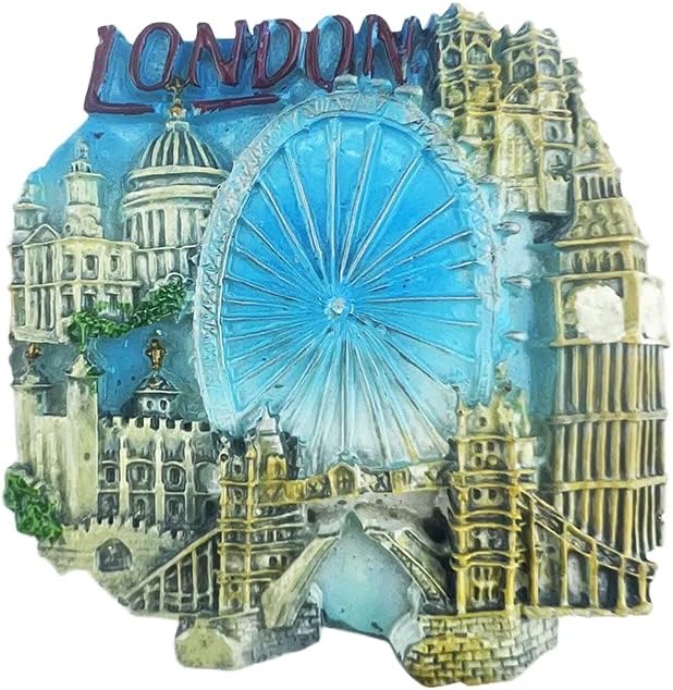 Amazon.com: 3D London UK Fridge Magnet Souvenir Gift,Resin Handmade ...