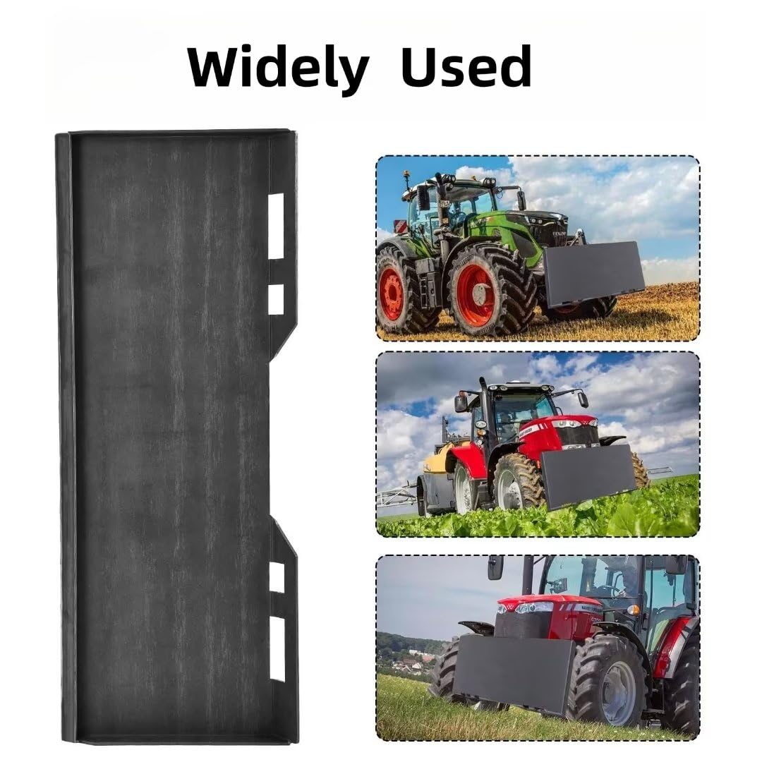Snapklik.com : 1/4 Inch Quick Attach Plate Heavy Duty Steel Skid Steer ...