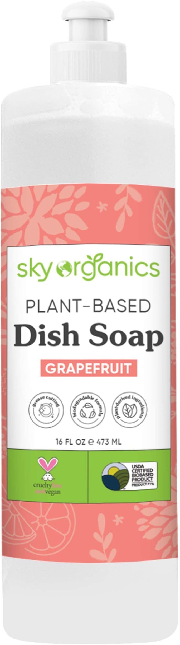 Amazon.com: 365 by Whole Foods Market, Unscented Dish Soap, 24 Fl Oz ...