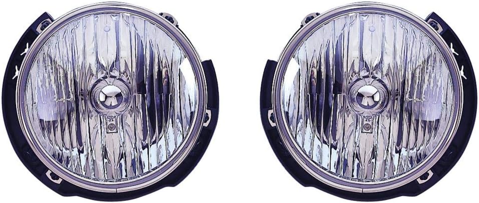 Amazon.com: For Jeep Wrangler Headlight Assembly 2007-2018 Driver and ...
