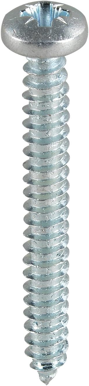 Amazon.com: TIMco 00438CPAZ BZP PZ1 Pan Head Self-Tapping Screw 4 x 3/8 ...
