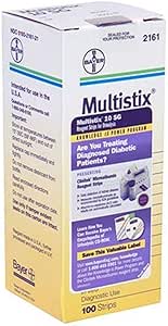 Multistix Multistix 10Sg Reagent Strips, 100 each : Amazon.es: Salud y ...