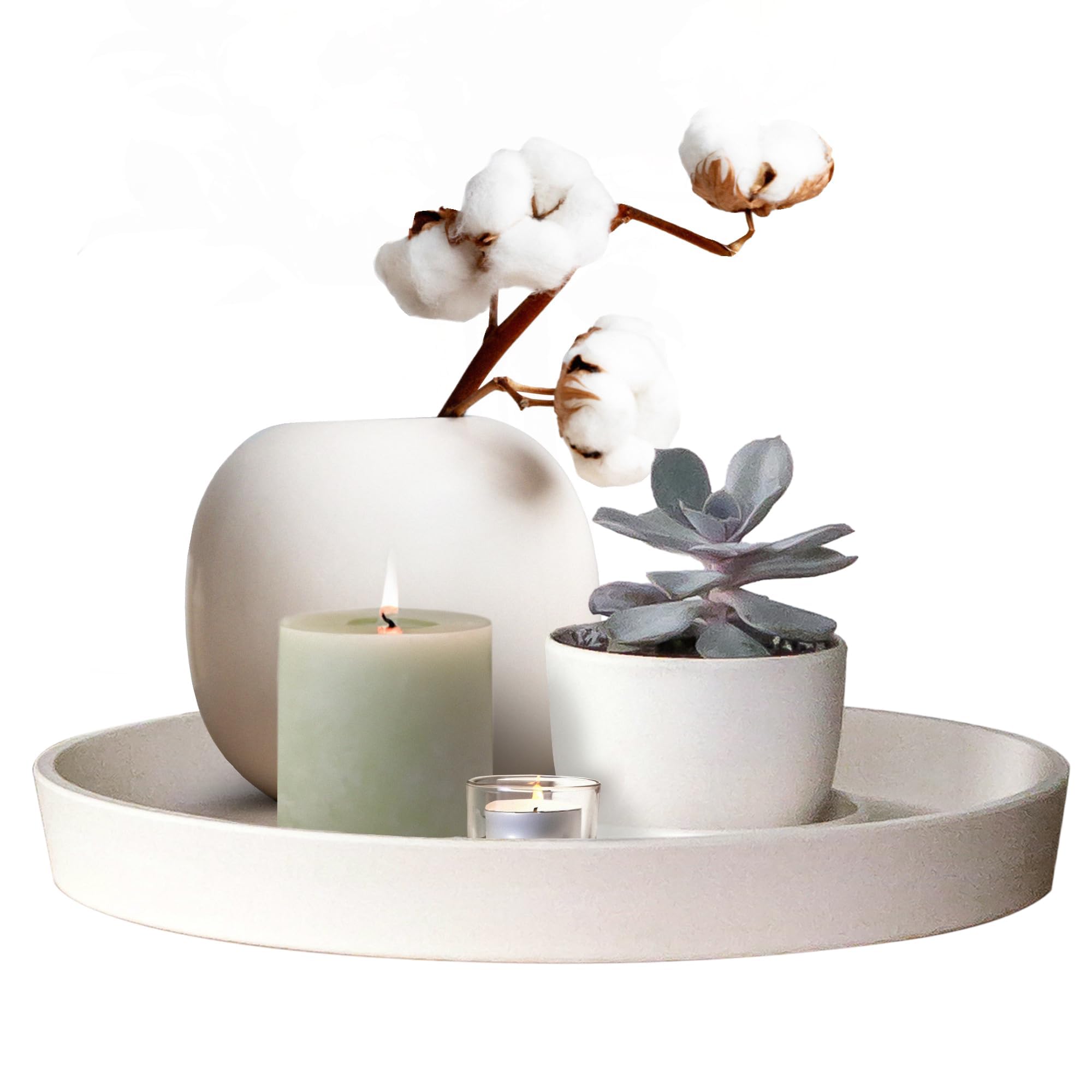 Amazon.com: Kanso Designs 11" Large Decorative Tray (Hand-Finished ...