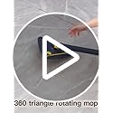 Amazon.com: Improved Triangle Cleaning Mop with 360 Rotatable ...