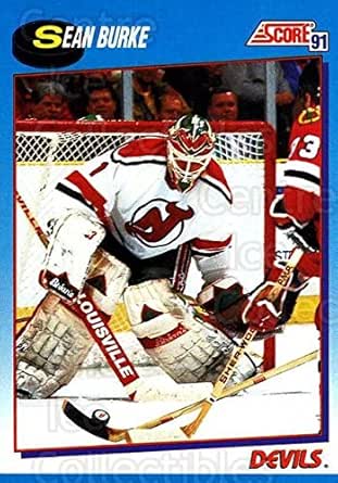 Amazon.com: (CI) Sean Burke Hockey Card 1991-92 Score Canadian ...
