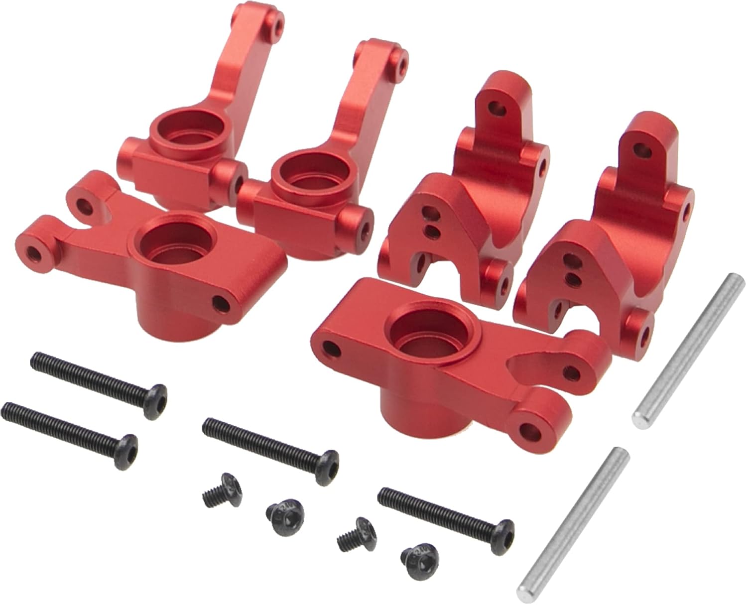 Amazon.com: ShareGoo Metal Front Steering Block Knuckles & C-Hub Caster ...