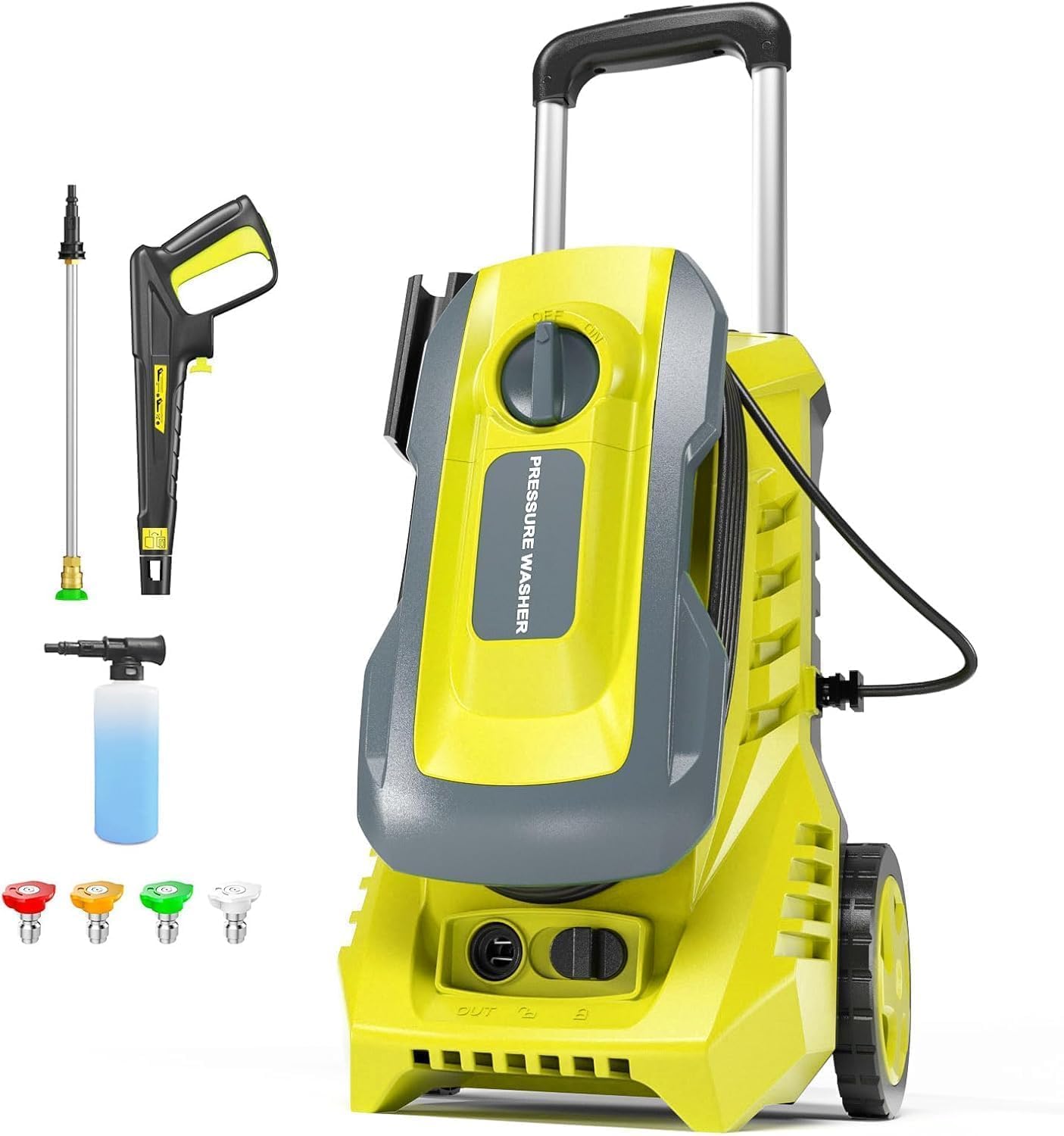 Amazon.com : Pressure Washer Power Washer with 4 Quick Connect Nozzles ...