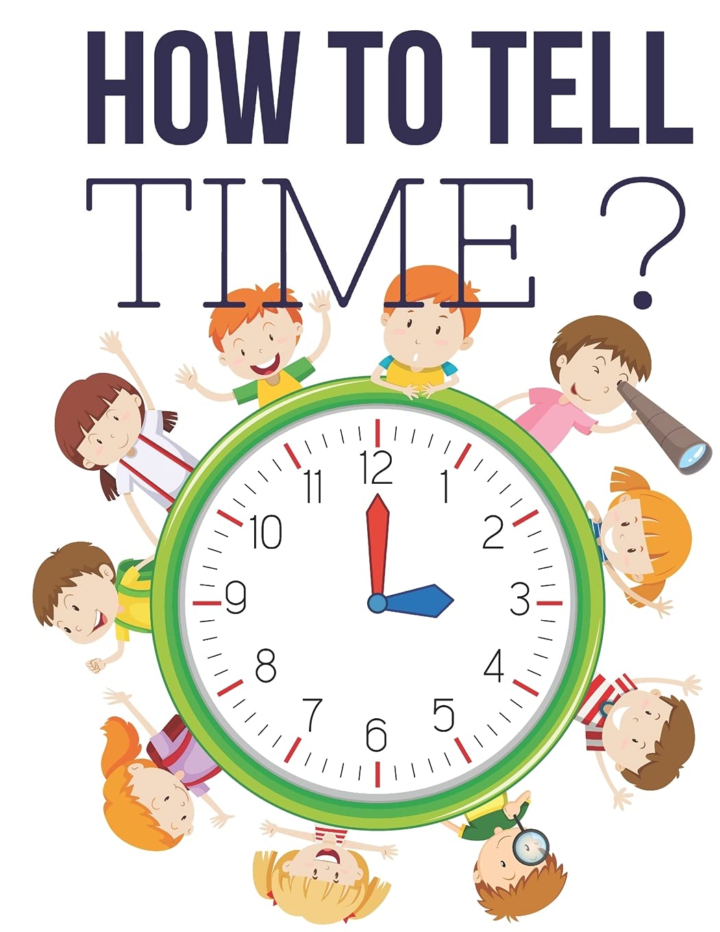 How to Tell Time ?: Interactive Time Telling Games for Kids, telling ...