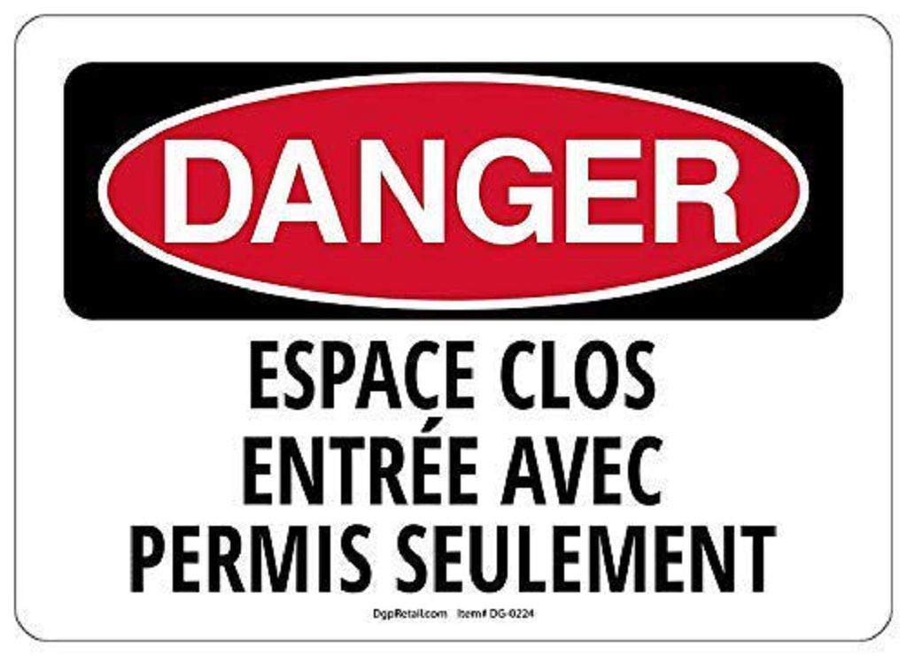 Supvivi 8 12 French Confined Space Entry Permit Only Funny | Desertcart ...