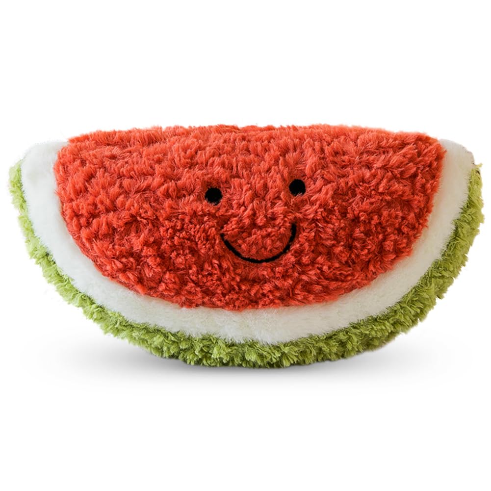 KAOVCXR Watermelon Stuffed Animal, 8 Inch Decorative Plush Toy Cute ...