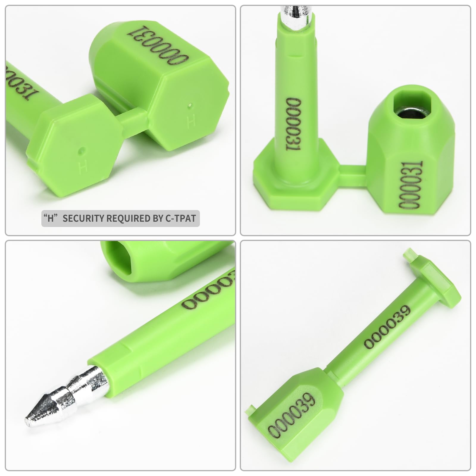 Snapklik.com : LeadSeals 50PCS Long Bolt High Security Shipping ...