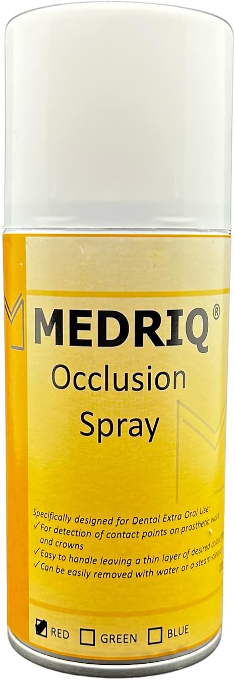 MEDRIQ Occlusion Spray 100ml for Dental Lab Contact Points Extra Oral ...