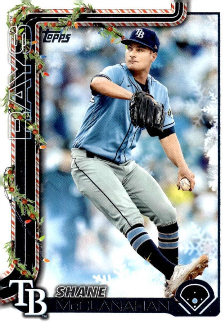 Amazon.com: Shane McClanahan 2025 Topps Holiday #H28 NM-MT Baseball ...