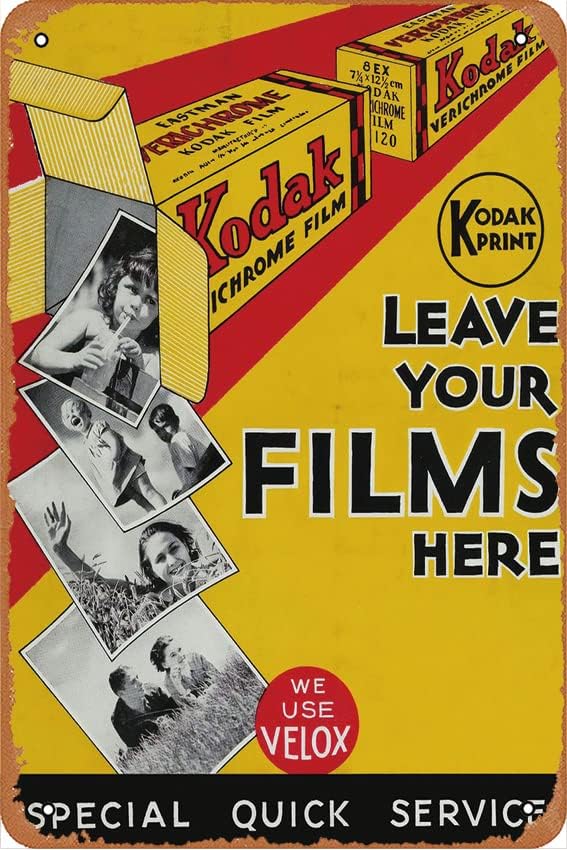 Amazon.com : Kodak Australasia Older Posters Vintage decorative metal ...