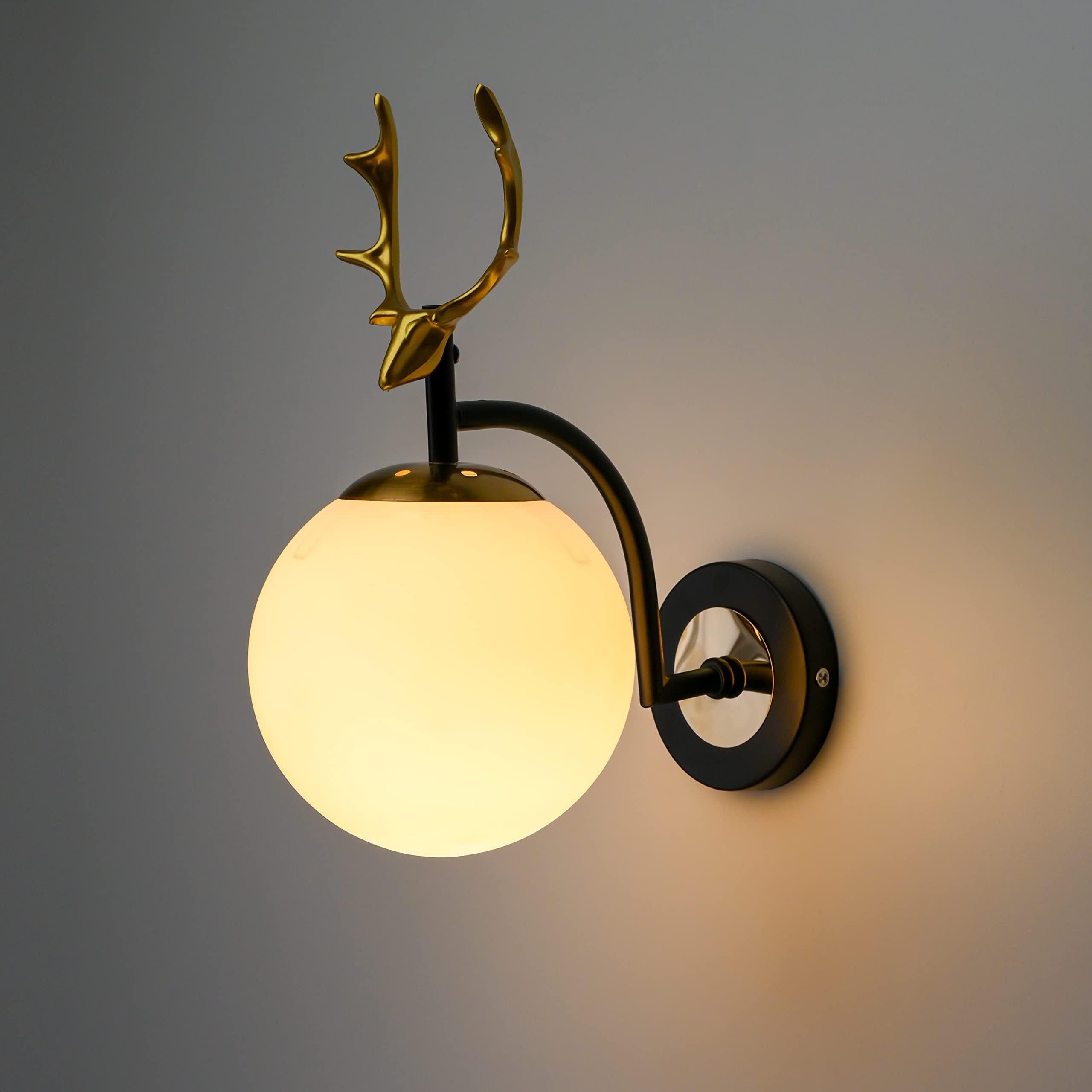 WOKE Tree Design Metal and Glass Wall Light and Wall Lamp Lighting for ...