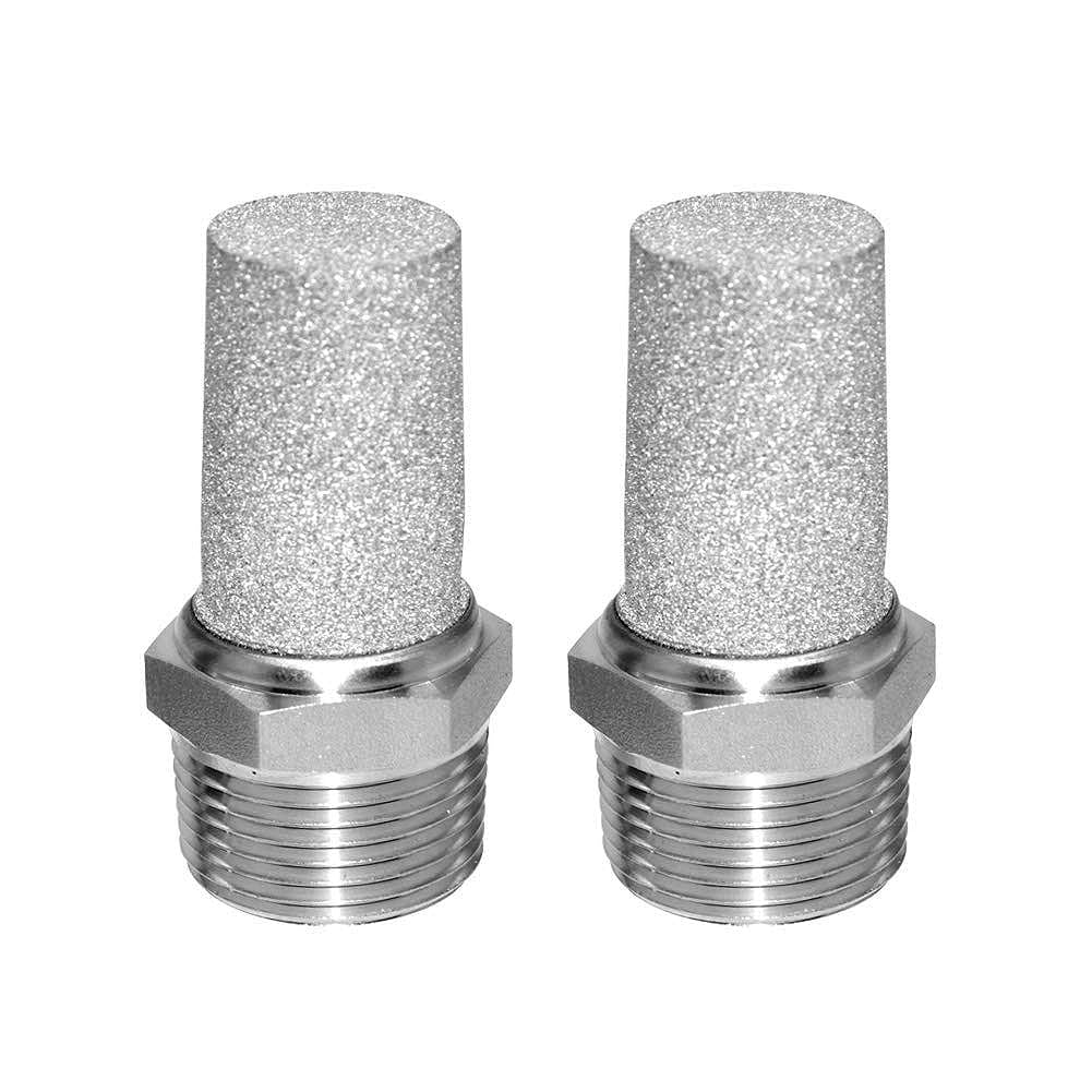Amazon.com: Beduan 316 Stainless Steel Air Pneumatic Mufflers 1/2 NPT ...