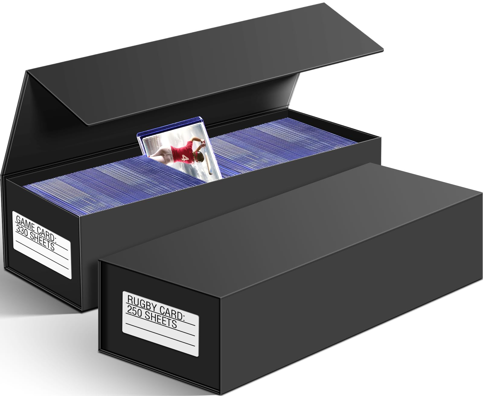 Amazon.com: Kitoyz Trading Card Storage Boxes,Magnetic Closure Card ...