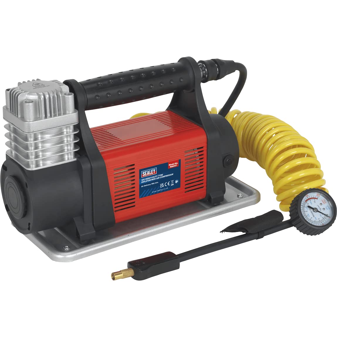 Sealey MAC07 12V Heavy-Duty Mini Air Compressor : Amazon.co.uk: Automotive