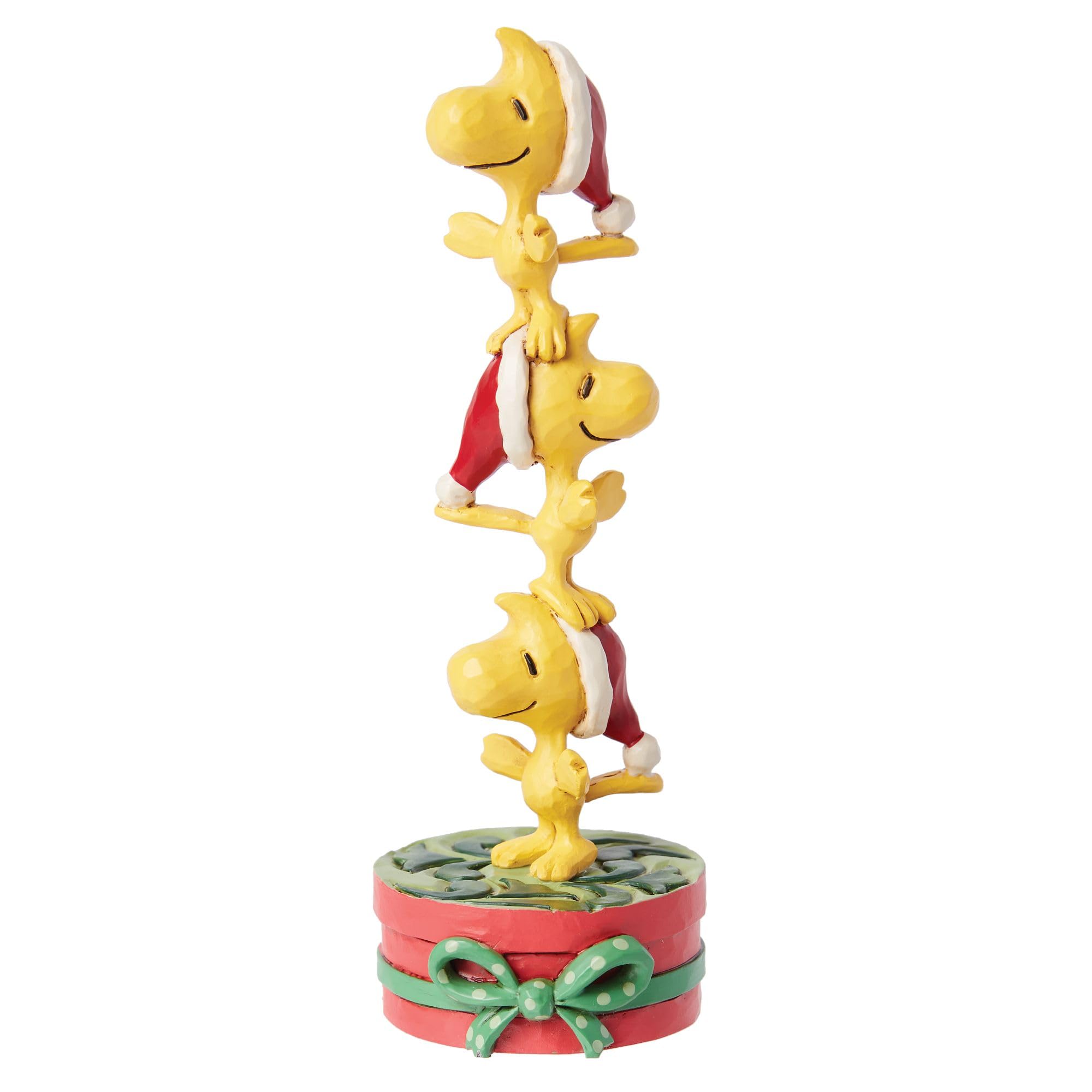 Amazon.com: Enesco Peanuts by Jim Shore Stacked Woodstocks Miniature ...