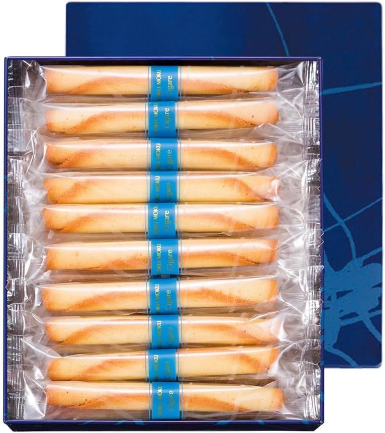 Amazon.com: Yoku Moku Cookies 20 PCS Japanese Cookies Cigar Yokumoku 20 ...
