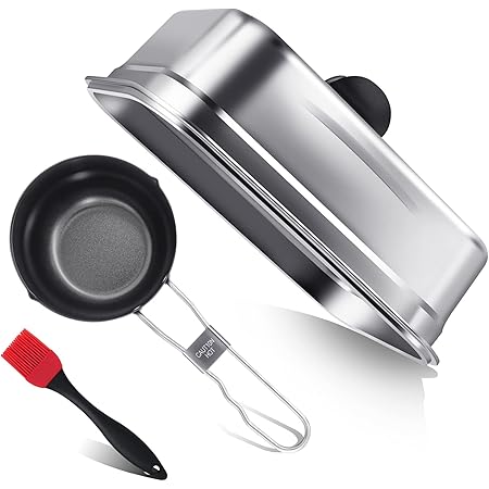 Amazon.com : 3Pcs Basting Cover for Griddle, Leonyo Large 13" & 9 ...