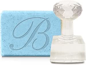 Amazon.com: CRASPIRE Handmade Soap Stamp - Acrylic Letter & Chapter ...
