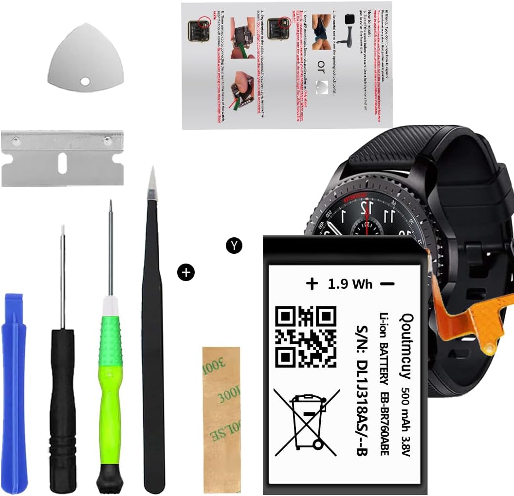 Amazon.com: Watch Battery Replacement for Samsung Gear S2 3G SM R735A ...